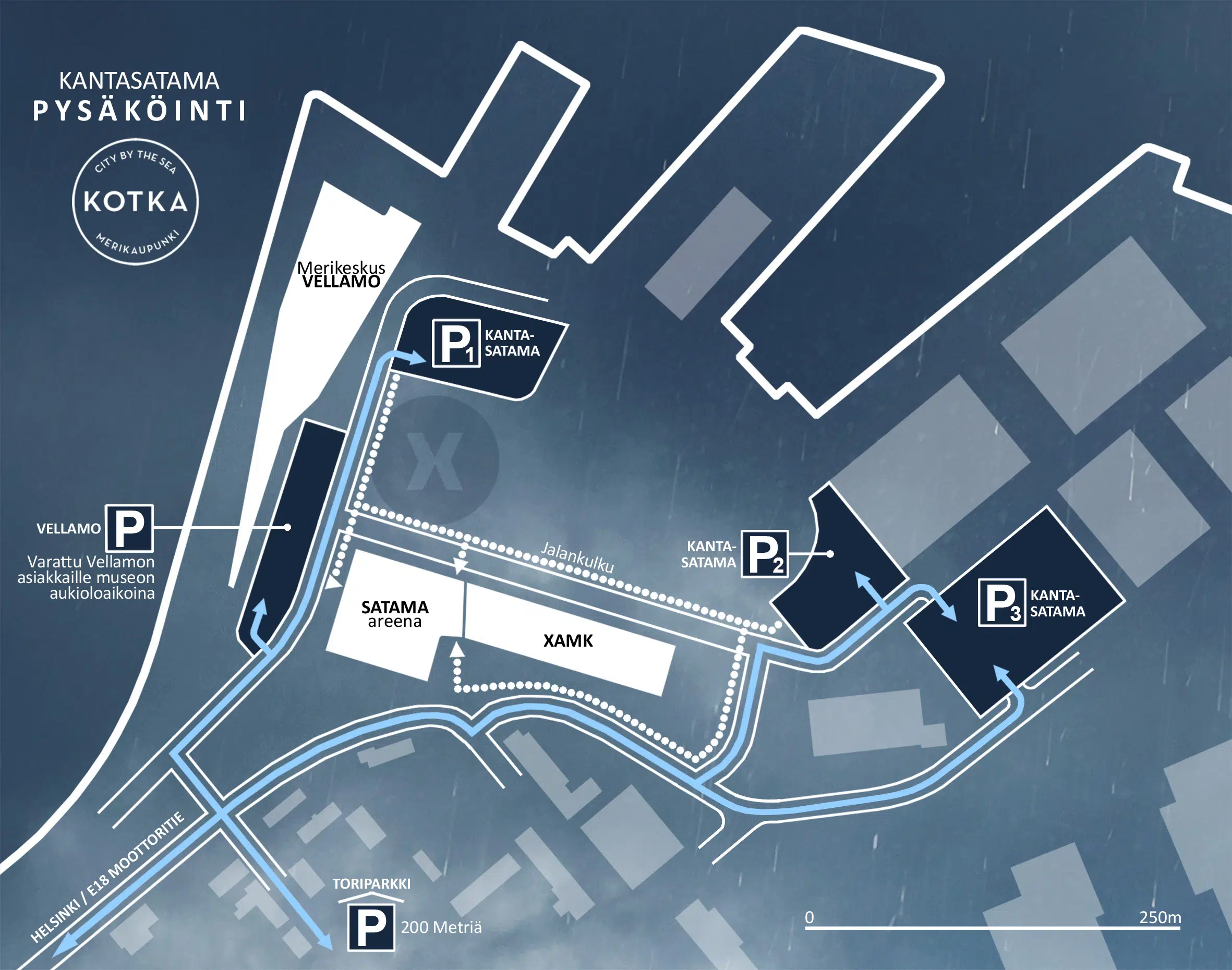 Saapuminen - Satama Areena